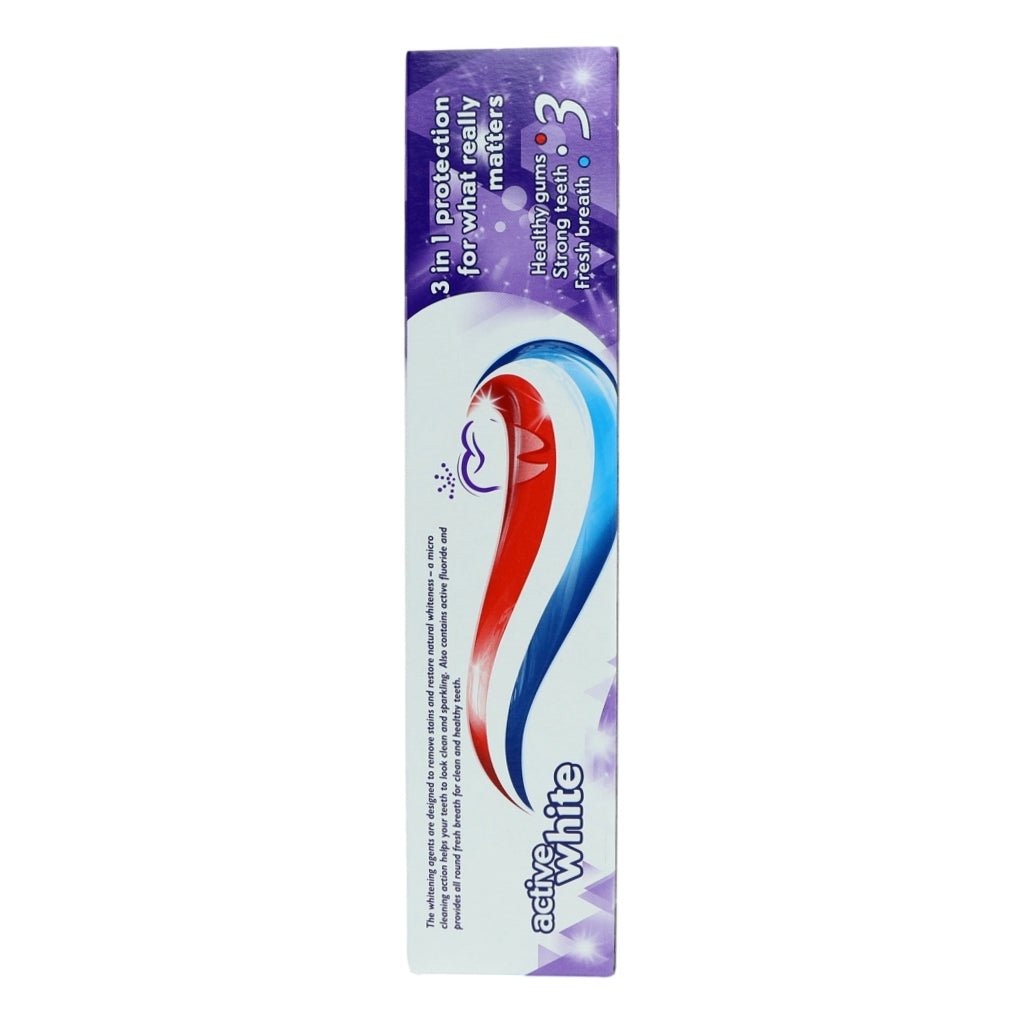 Aquafresh Toothpaste 100ml Active White | 5054563180179 | Intamarque ...