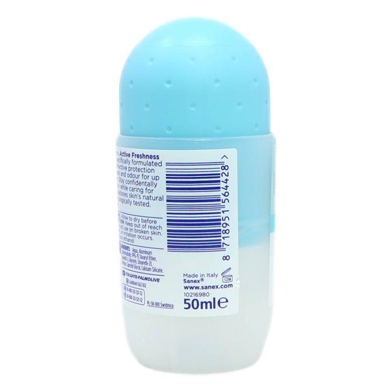 Sanex Deodorant Roll On Active Fresh 50ml — Intamarque - Wholesale